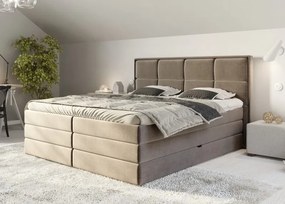 Postel boxspring Samara 180x200 s úložným prostorem + topper zdarma