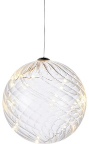 Světelná LED dekorace Sirius Wave Ball, Ø 13 cm