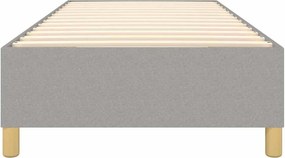 Rám postele s boxspringem světle šedá 80 x 200 cm textil 3120913