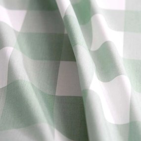 Bavlněné povlečení Kostky - mint Velikost: 140 x 200 + 70 x 90