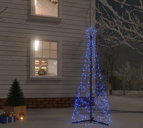 vidaXL Vánoční stromek kužel 200 ch LED diod 70 x 180 cm [343503] Barva: Modrá