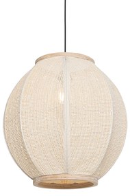 Orientální závěsné svítidlo přírodní 46 cm - Rob