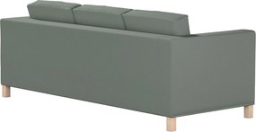 Potah na pohovku IKEA  Karlanda 3-místná nerozkládací, krátký barva zelená látka pletený vzor