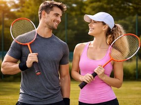 Verk Group BADMINTONOVÁ RAKETA ČERVENÁ (50)