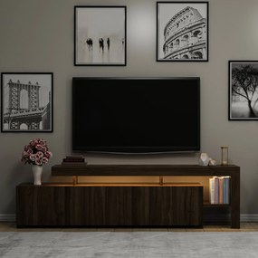 Hanah Home TV stolek Beliz - Walnut, Ořech