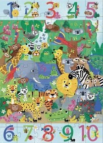 DJECO Puzzle Džungle / 54 dílků