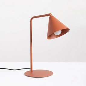 Sollux Lighting Stolní lampa NOX okrově červená