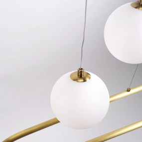 Toolight Toolight, LED stropní osvětlení 120cm, LHJ039-CP, zlatá matná, OSW-60024