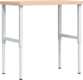 Pracovní stůl 100 x 60 x (73–99,5) cm masivní buk obdélníkový 3309705