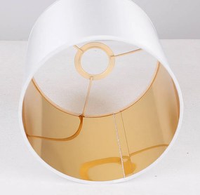 Candellux Bílo-měděný závěsný lustr Atlanta pro žárovku 2x E27