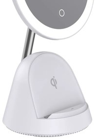 LED kosmetické zrcátko Immax FACE 3v1, stojánek s Qi nabíjením