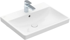 Villeroy & Boch AVENTO - Umyvadlo, 600x470x180 mm, s přepadem, bílá Alpin CeramicPlus 415860R1