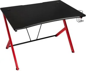 Nitro Concepts D12 černo-červená / Herní stůl / Š: 116 cm / V: 75 cm /