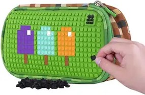 PIXIE CREW studentský penál zelený velký panel / od 6 let