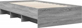 Rám postele šedý sonoma 75 x 190 cm kompozitní dřevo 3295714