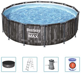 Bestway Bazénový set Steel Pro MAX kulatý 427 x 107 cm - Default Title