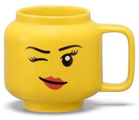 Žlutý keramický dětský hrnek 255 ml Head – LEGO®