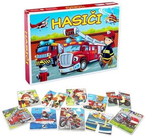 HYDRODATA Hra Hasiči 3 logické hry 3v1 puzzle *SPOLEČENSKÉ HRY* 170981