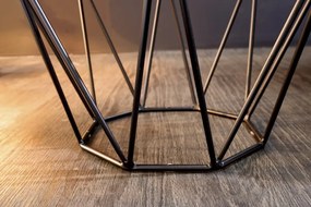 Konferenční stolek Diamond 50cm mramor černá šedá/ 41858