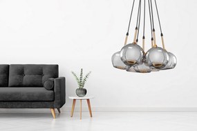 Toolight - Stropní lampa ze skla 7xG9 APP898-7CP, OSW-06670