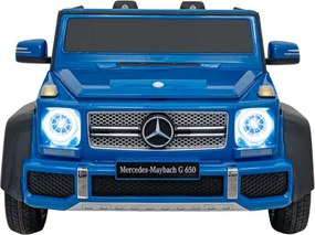 Elektrické autíčko Mercedes Benz MAYBACH G650 STRONG modré