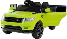 LEAN CARS Elektrické autíčko HL1638 s dálkovým ovládáním, MP3 a LED světlem zelené