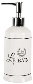 Keramický dávkovač na mýdlo s nápisem Le Bain – 350 ml