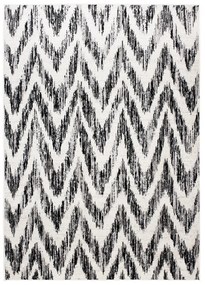 Kusový koberec PP Kimona krémovočerný 120x170cm