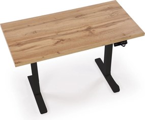 Výškově nastavitelný stůl B54 120 cm dub artisan/černý