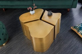 Odkládací stolek Organic Orient 80cm mosaz/ 42777