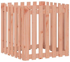 Zahradní truhlík plotový design 70x70x70 cm masivní douglaska
