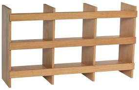 Knihovna v dekoru dubu v přírodní barvě 120x70x32 cm Momentum – Hübsch