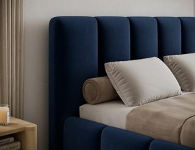 Postel Edvige + Dřevěný rám + plynový výtah + kontejner 140x200