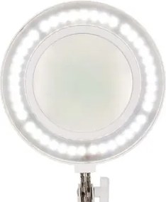 Nedis MAGLE2WT / Zvětšovací stolní lampa bílá / Čočka: 3 Diopter / 650