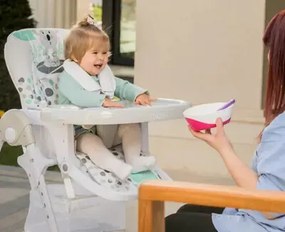 CHIPOLINO Jídelní židlička Maxi Blush / od 6 měsíců do 3 let