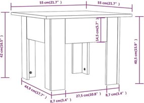 Konferenční stolek, dřevo, černá, NoBi INTERSYS 26