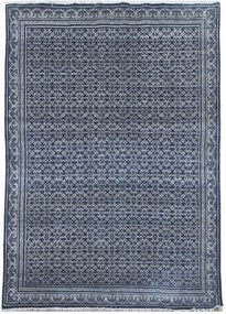 Diamond Carpets India, Ručně vázaný kusový koberec Diamond DC-OC Denim blue/silver, 140x200, modrá, chodba / předsíň