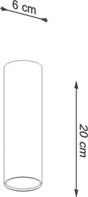 Sollux Lighting Stropní svítidlo LAGOS 20 béžové