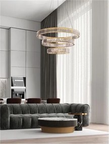 Závěsné LED svítidlo NOVA LUCE AURELIA 92W 3500K 9333069 stmívatelné Triac