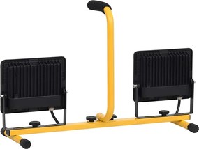 LED reflektor s rukojetí 2 x 50 W teplé bílé světlo 149646