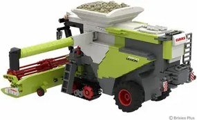 BRIXIES Plus 222.734 CLAAS LEXION 8900 TERRA TRAC - kombajn s přívěsem