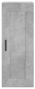 Skříň highboard betonově šedá 34,5x34x180 cm kompozitní dřevo,  3200205
