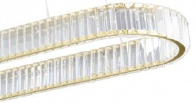 Toolight Toolight, LED stropní svítidlo 100x30 cm, 22W, APP1508-CP, zlatá matná, OSW-06971