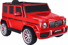 LEAN CARS Elektrické autíčko na baterie Mercedes G63 S306-1 červené