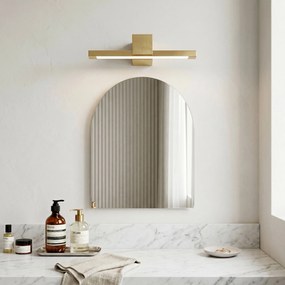 Toolight Rea, Koupelnové nástěnné LED svítidlo SWE046-1W 40cm GOLD BRUSH, OSW-20146