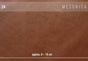 Třímístná pohovka puzo 170 cm cognac MUZZA