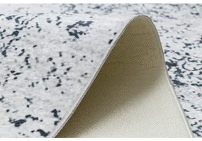 ANDRE mycí kobereček Růžice 1072 vintage protiskluz bílý černo velikost 160x220 cm | krásné koberce cz