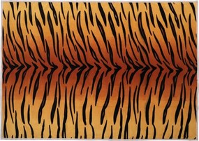 Bellatex Přikrývka Korall micro jednolůžko 150x200 cm Tygr Hnědá,Černá