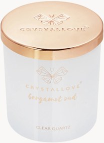Sójová svíčka's křemenem Crystallove (bergamot, oud)