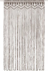 Macramé závěs taupe 140 x 240 cm bavlna 323982